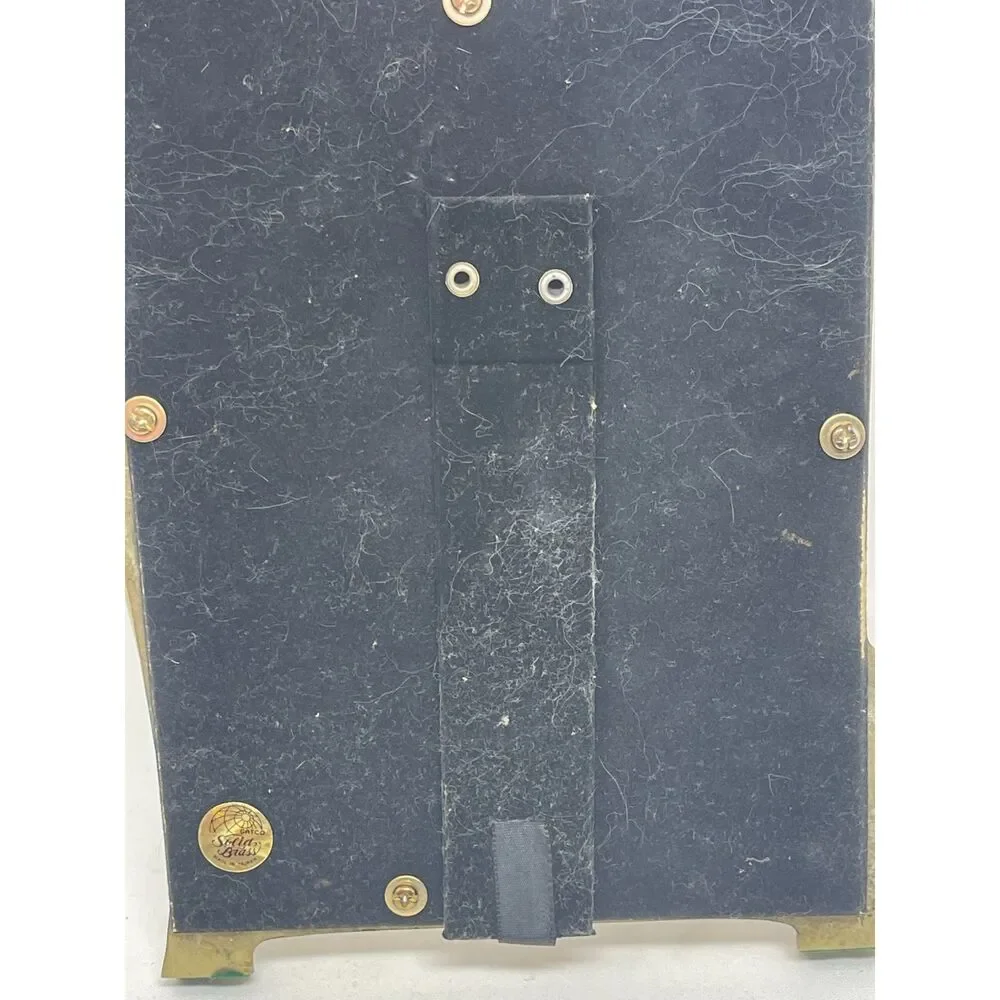 Accessories | Vtg Art Deco Nouveau Mirror Solid Brass Vanity Table Top ...